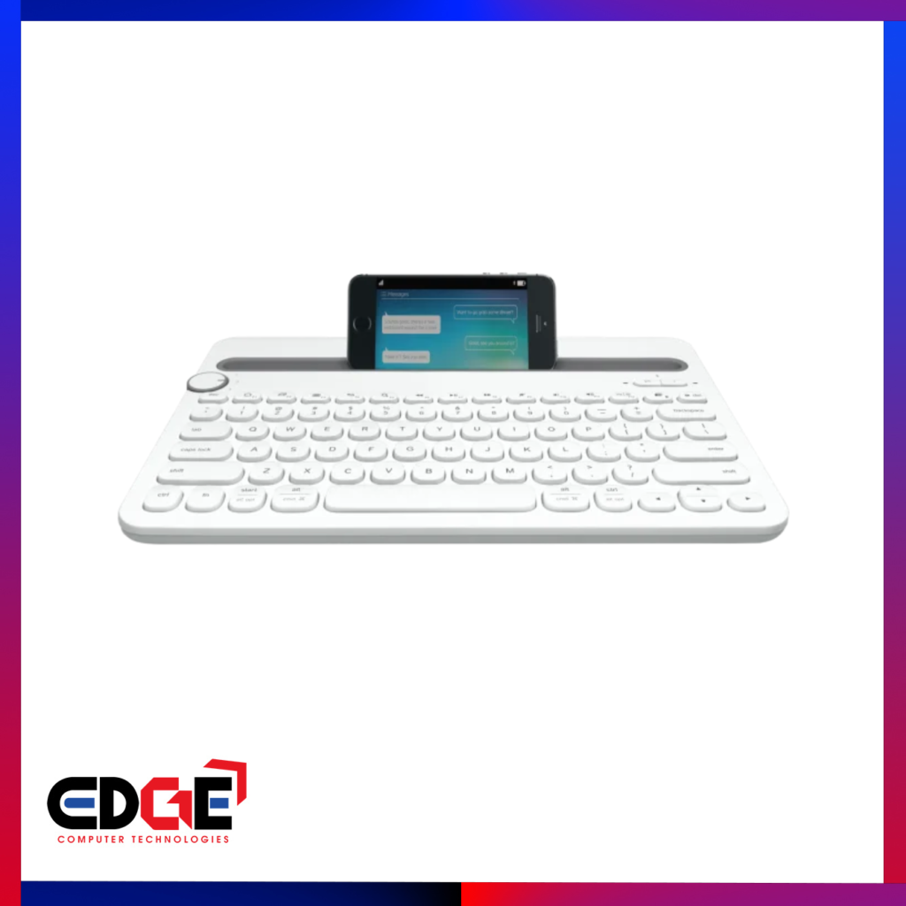 LOGITECH K480 Multi-Device Wireless Keyboard, White – EDGE Computer ...