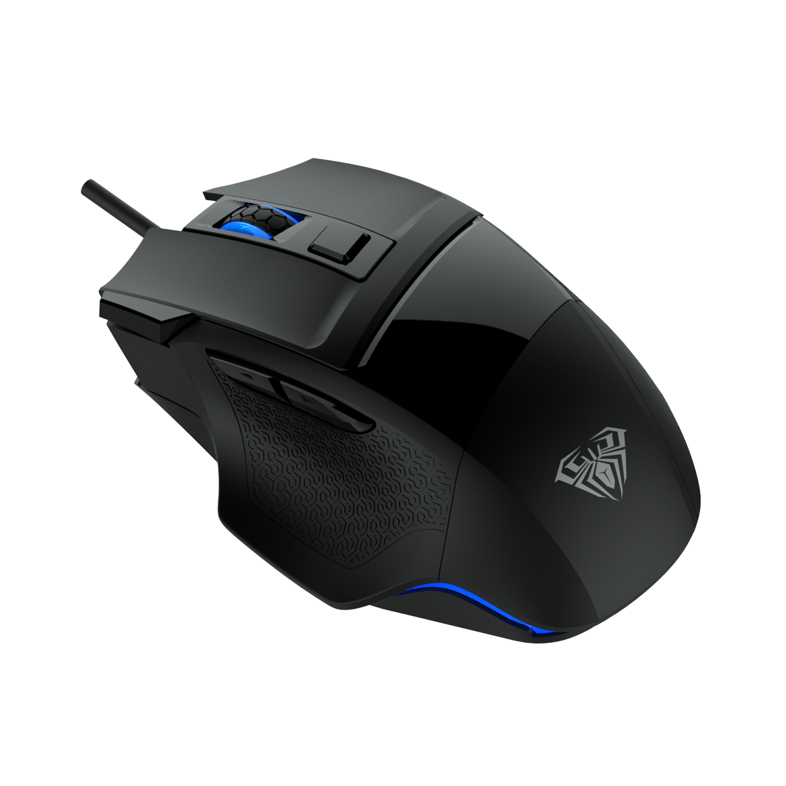 AULA Mountain S12 w/ Rainbow Backlight Wired Gaming Mouse, Black – EDGE ...