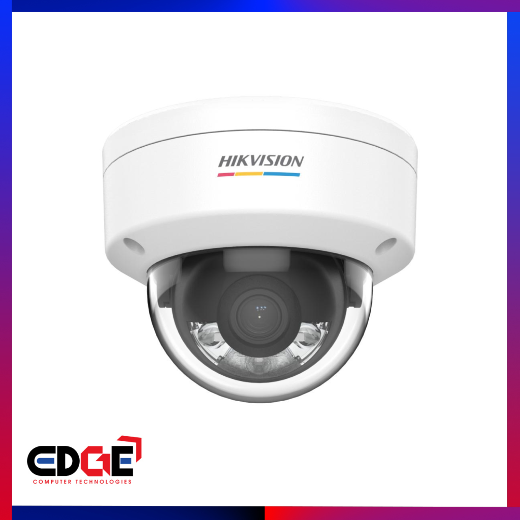 HIKVISION DS-2CD1147G0-UF ColorVu Fixed Dome CCTV Camera, 4MP – EDGE ...
