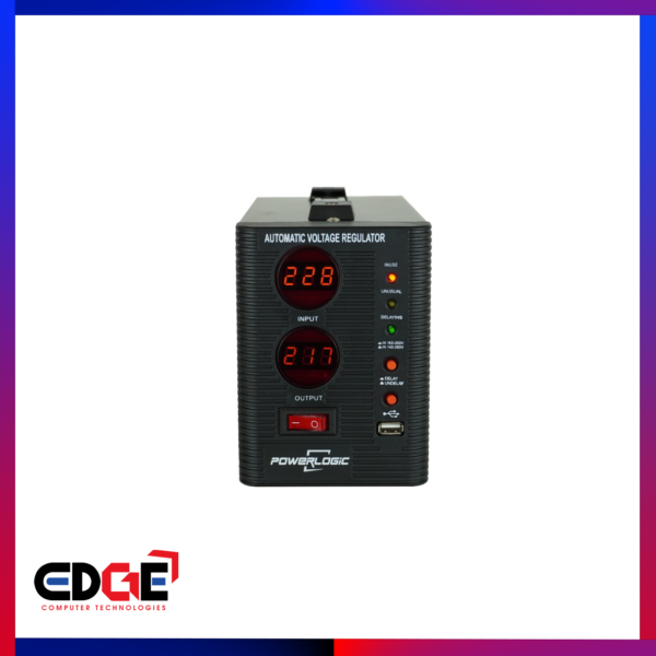 1200VA/500W, POWERLOGIC AVR-1200F True Rated AVR – EDGE Computer ...