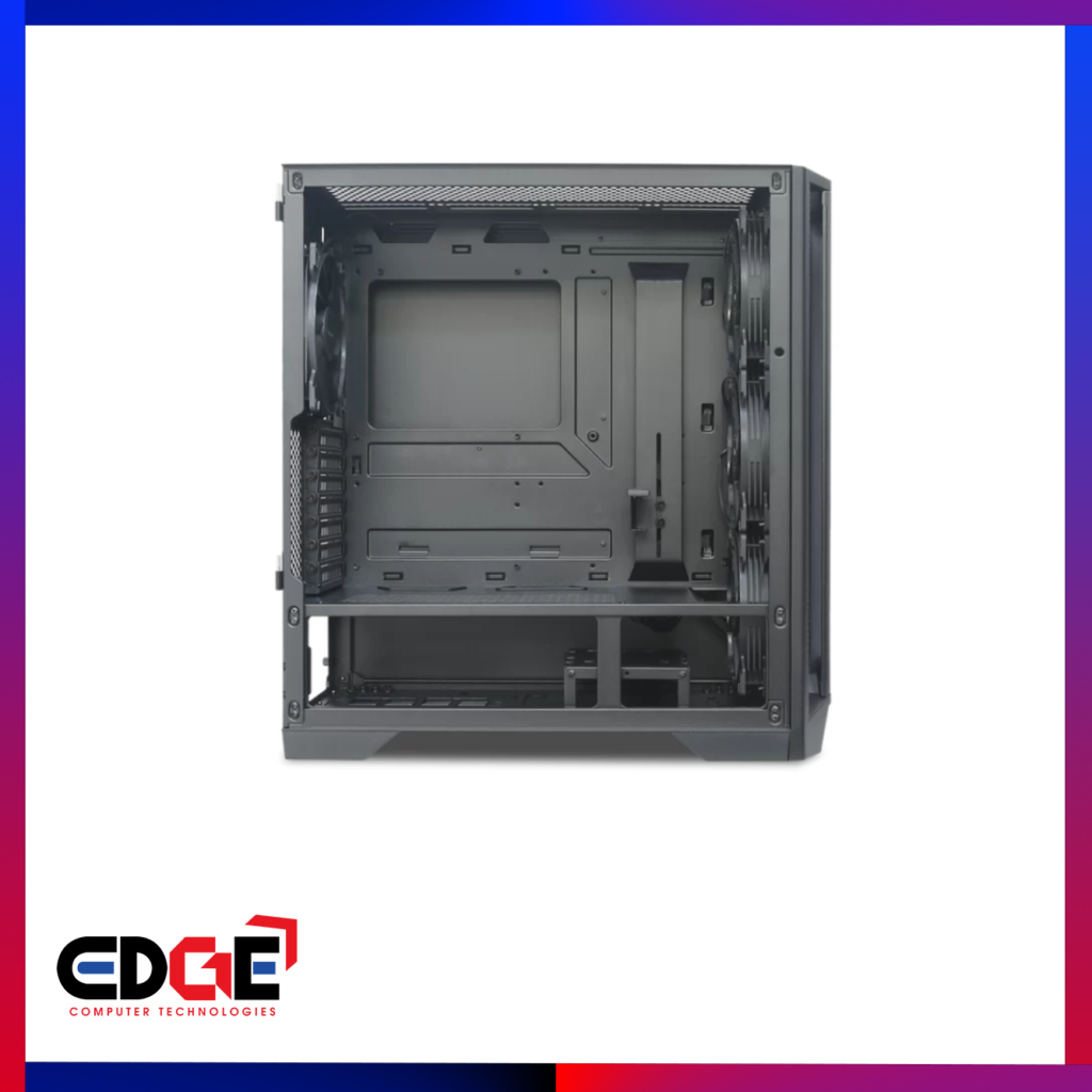 TECWARE Edge Air TG ATX/mATX/ITX PC Chassis, 3*140mm & 1*140mm fans ...