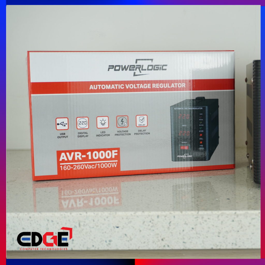1200VA/500W, POWERLOGIC AVR-1200F True Rated AVR – EDGE Computer Technologies