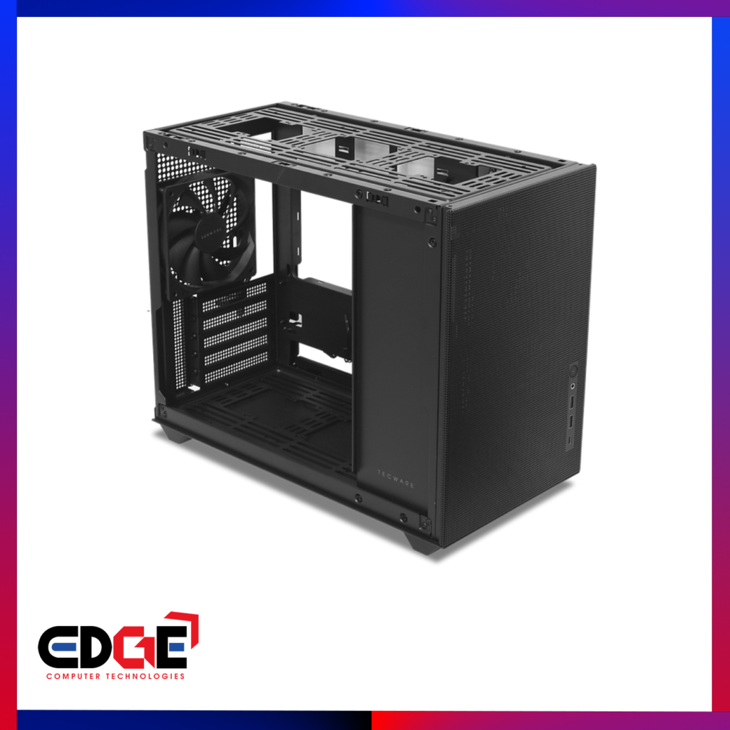TECWARE Fusion 2 mATX / ITX TG Chassis, 2*120mm, Black – EDGE Computer ...
