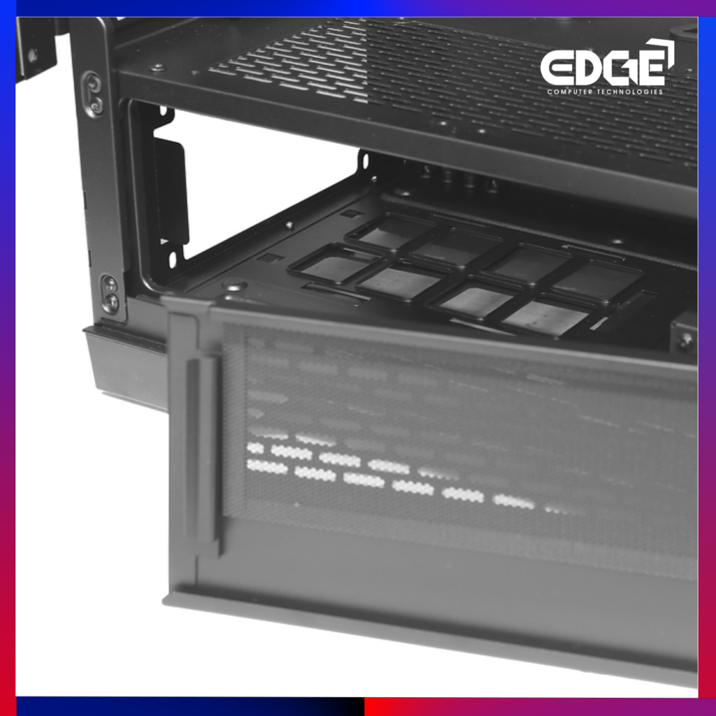 TECWARE Edge Air TG ATX/mATX/ITX PC Chassis, 3*140mm & 1*140mm fans ...