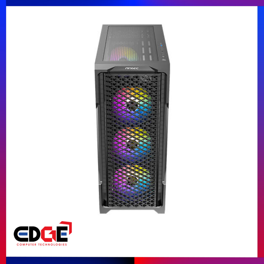 ANTEC AX90 ATX/mATX/ITX TG PC Chassis, 4*120mm ARGB fans, Black – EDGE ...