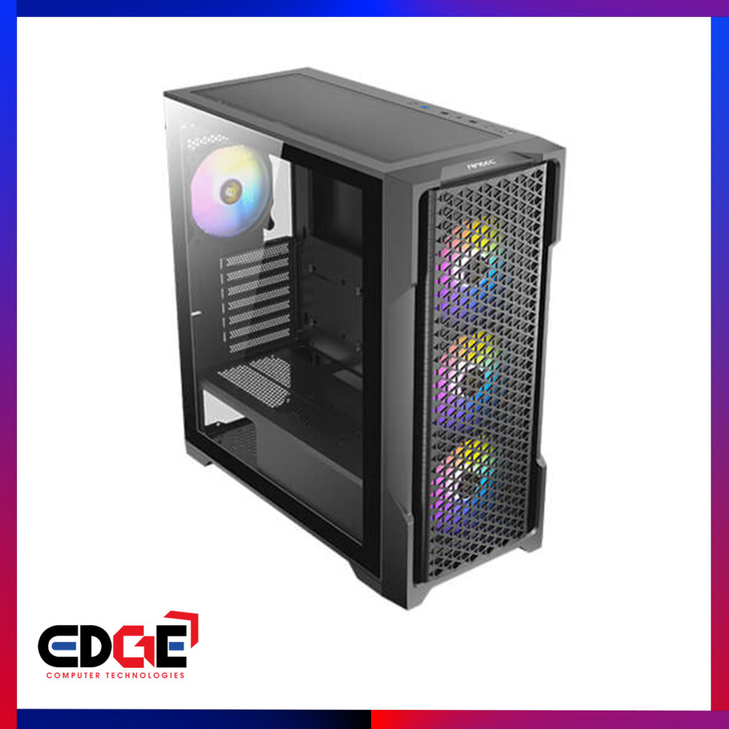 ANTEC AX90 ATX/mATX/ITX TG PC Chassis, 4*120mm ARGB fans, Black – EDGE ...