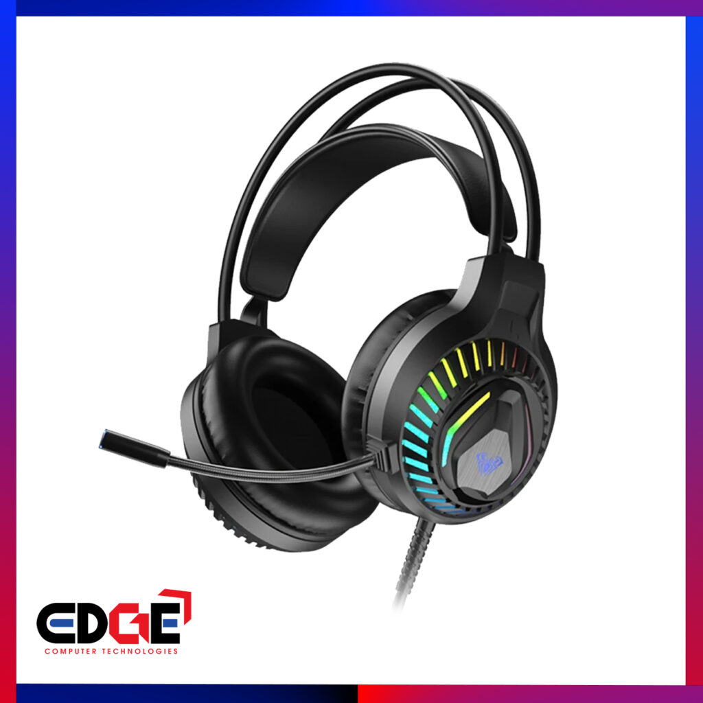 AULA Mountain S605 RGB Gaming Headset, Black – EDGE Computer Technologies