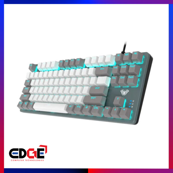 AULA Wind F3287 Rainbow Wired 80% Mechanical Gaming Keyboard, Blue ...