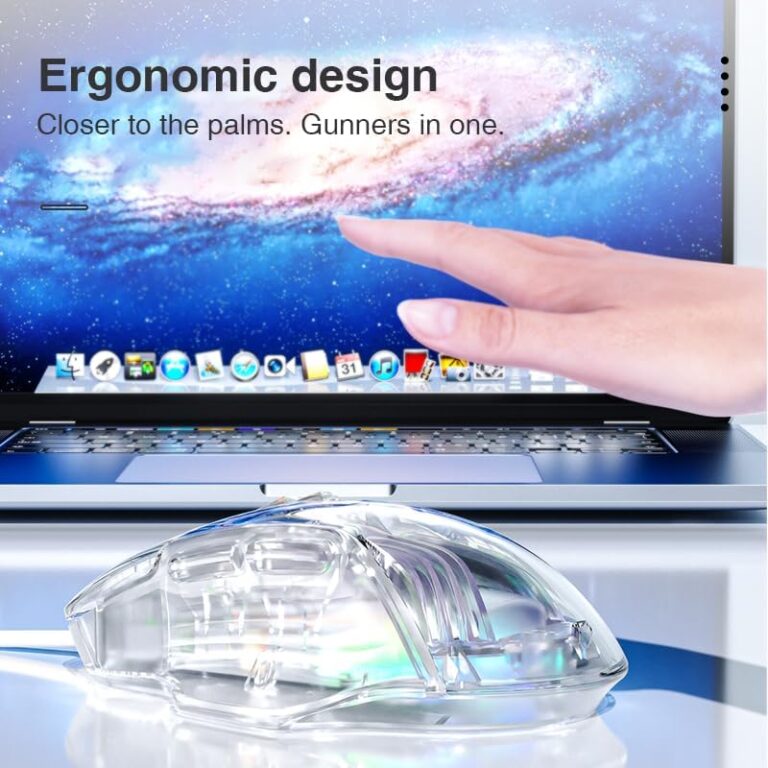 AULA S80 Transparent Wired RGB Gaming Mouse – EDGE Computer Technologies