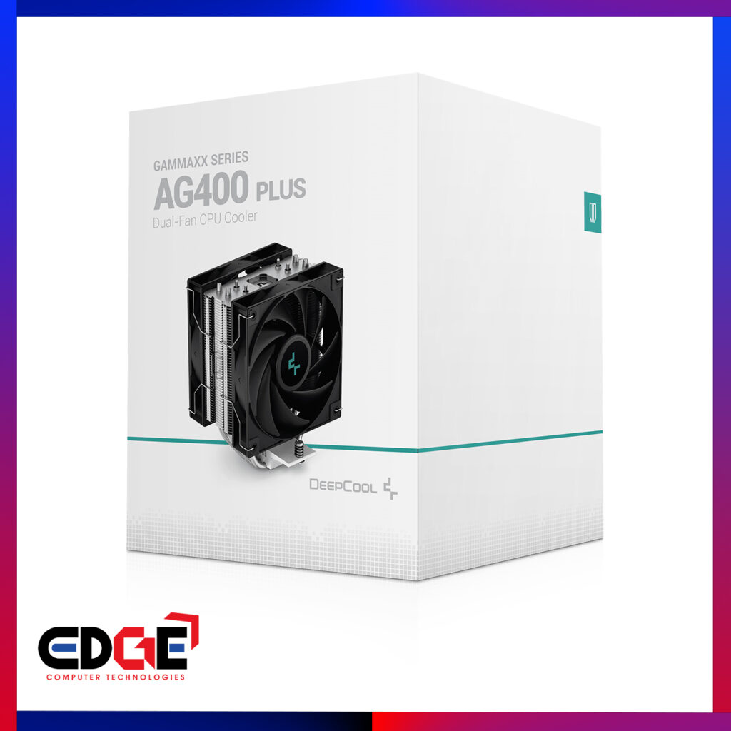 DEEPCOOL AG400 Plus CPU Cooler, Dual Fan, 500-2000rpm, 4 pin connector ...