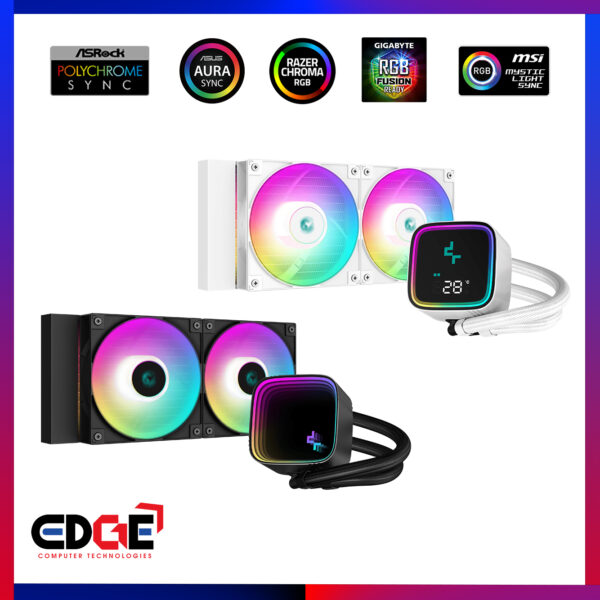 DEEPCOOL LS520 SE Digital ARGB AIO Liquid CPU Cooler, 2-Fans, 500 ...