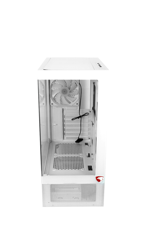 POWERLOGIC Eagle Warrior E3 ATX/mATX/ITX PC Chassis, White – EDGE ...