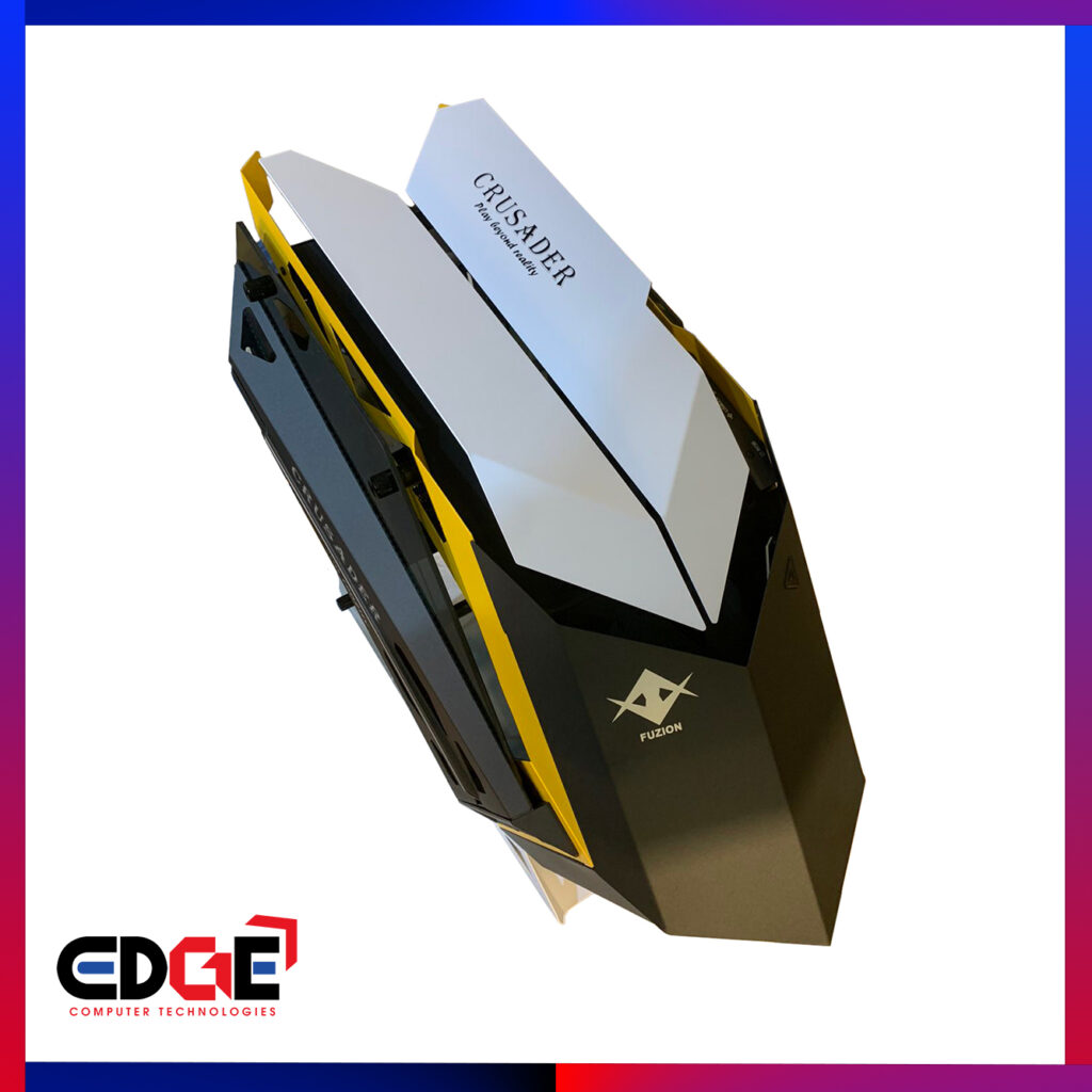 FUZION Crusader FG0-01B TG w/ RGB LED & 2x12cm Fan Remote Control ...