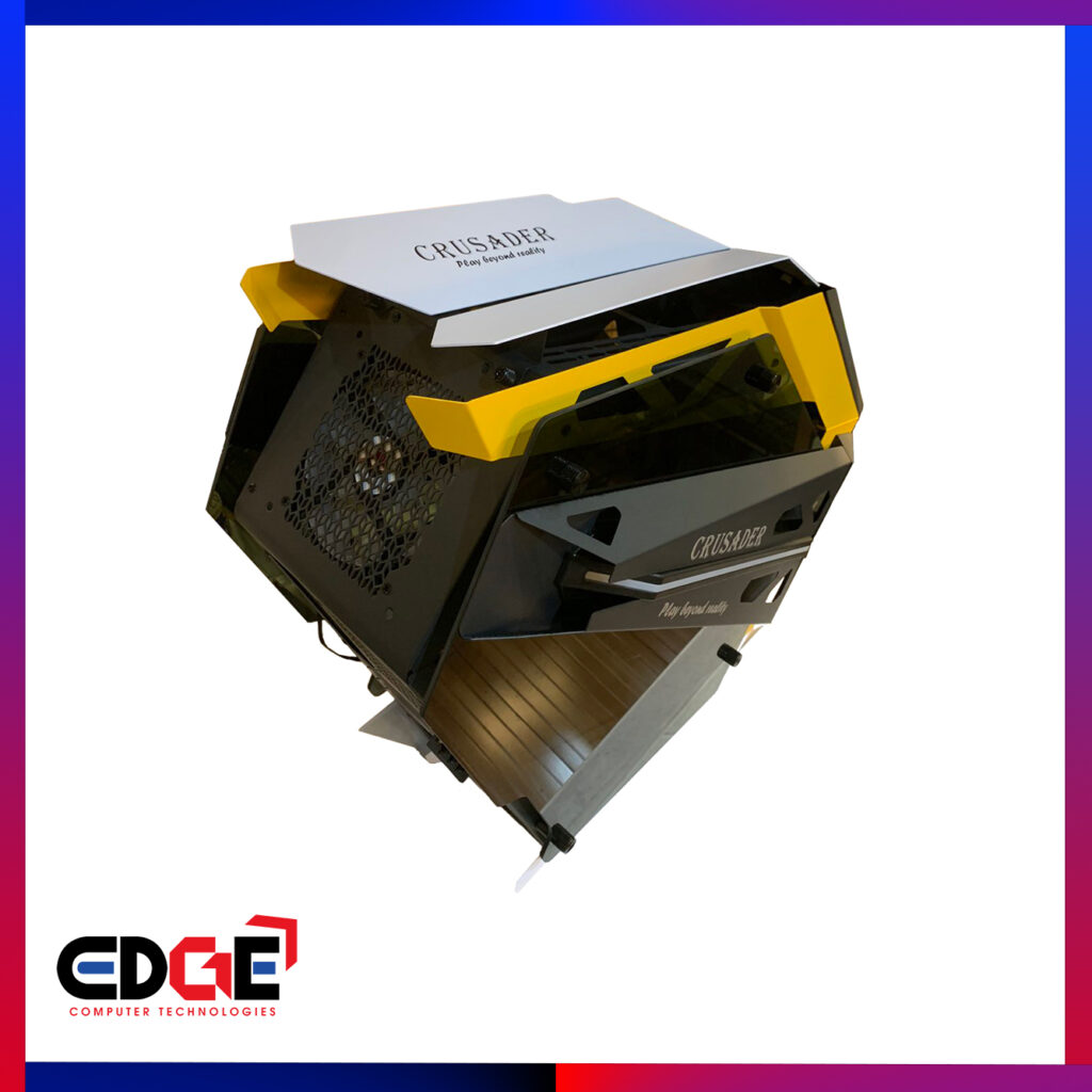 FUZION Crusader FG0-01B TG w/ RGB LED & 2x12cm Fan Remote Control ...