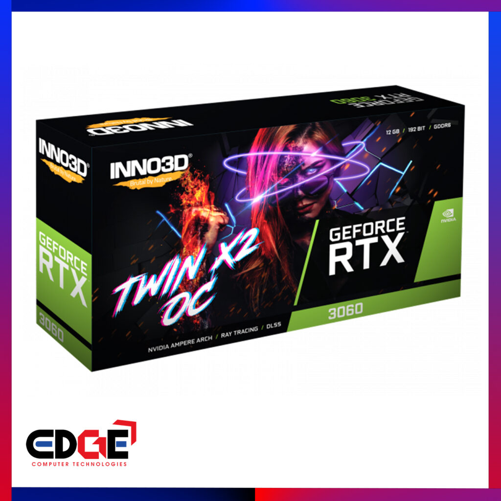 INNO3D GeForce RTX 3060 Twin X2 OC 12G GPU – EDGE Computer Technologies