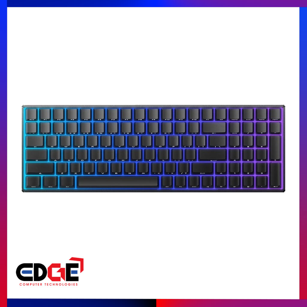 IQUNIX F96 Knight Black RGB Wireless 100% Mechanical Keyboard, Cherry ...