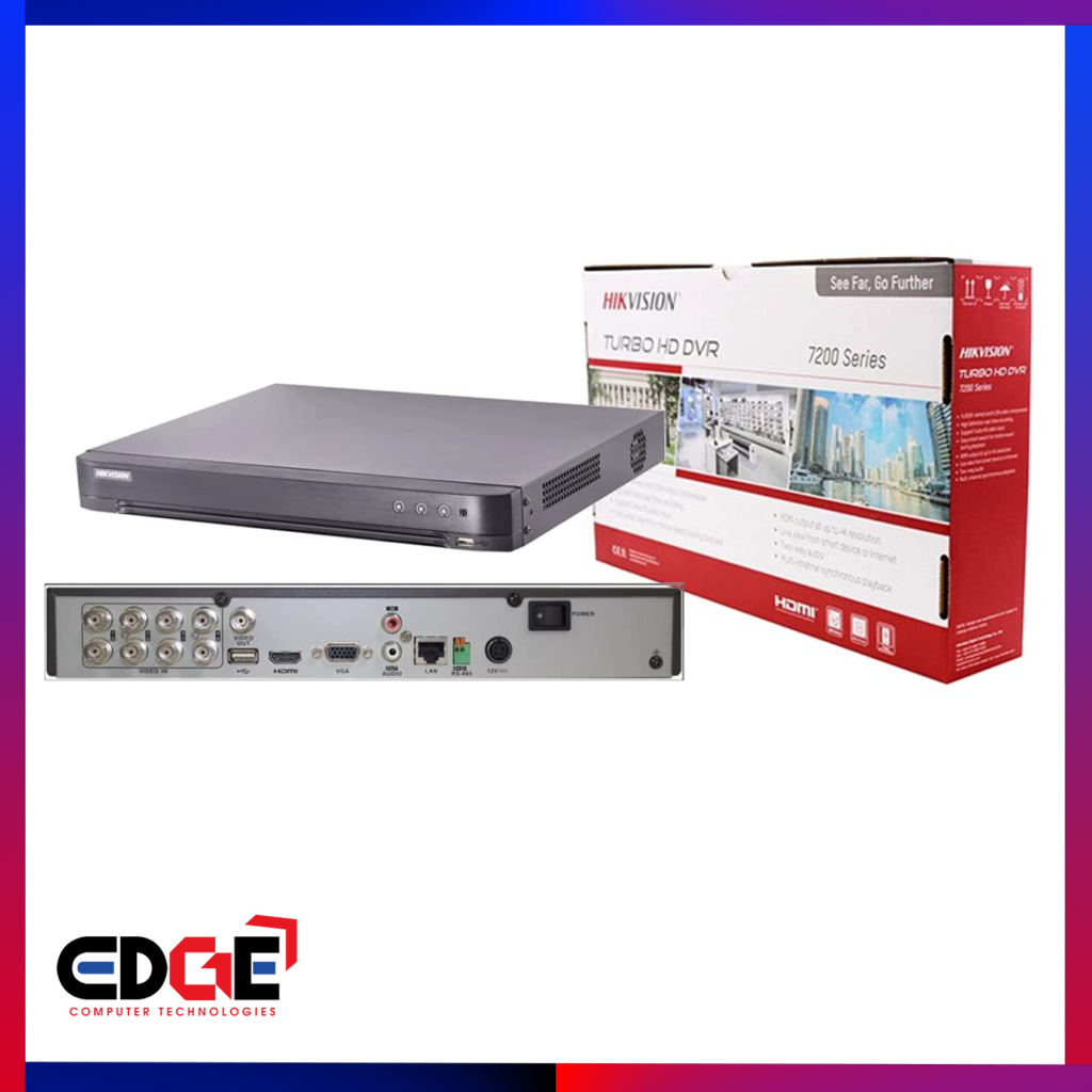 HIKVISION Turbo HD DVR 7200 Series – EDGE Computer Technologies