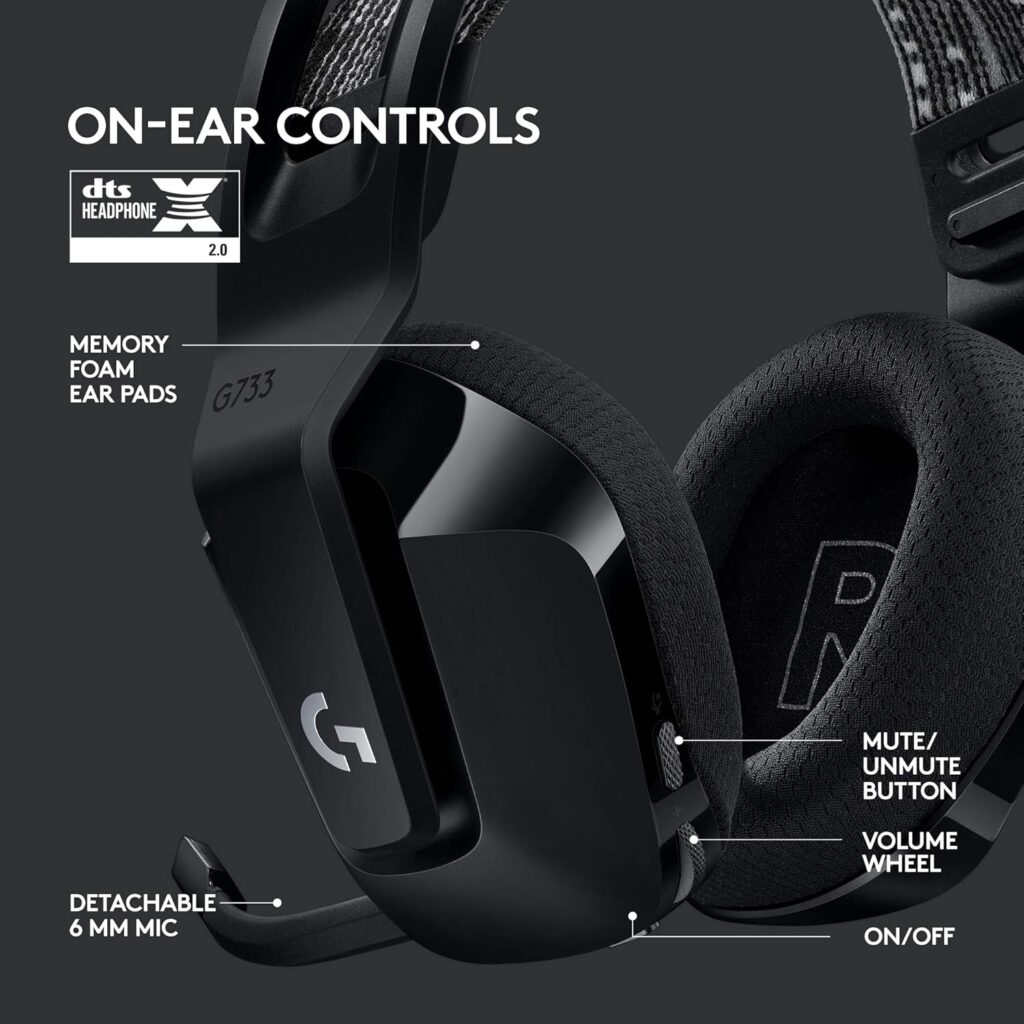 LOGITECH G733 Lightspeed Wireless RGB Gaming Headset – EDGE Computer ...