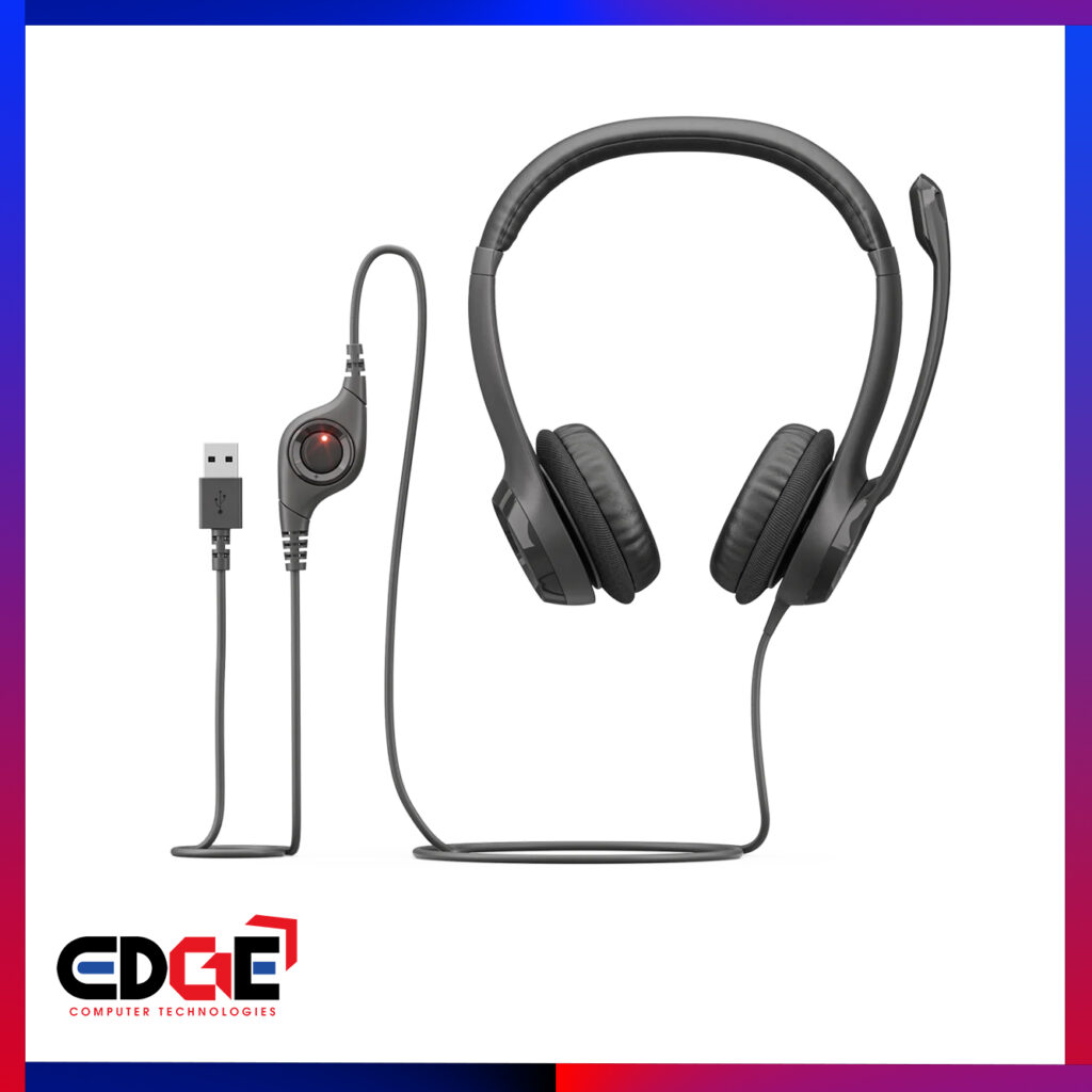 LOGITECH H390 USB Computer Headset with Noise-Cancelling Mic – EDGE ...