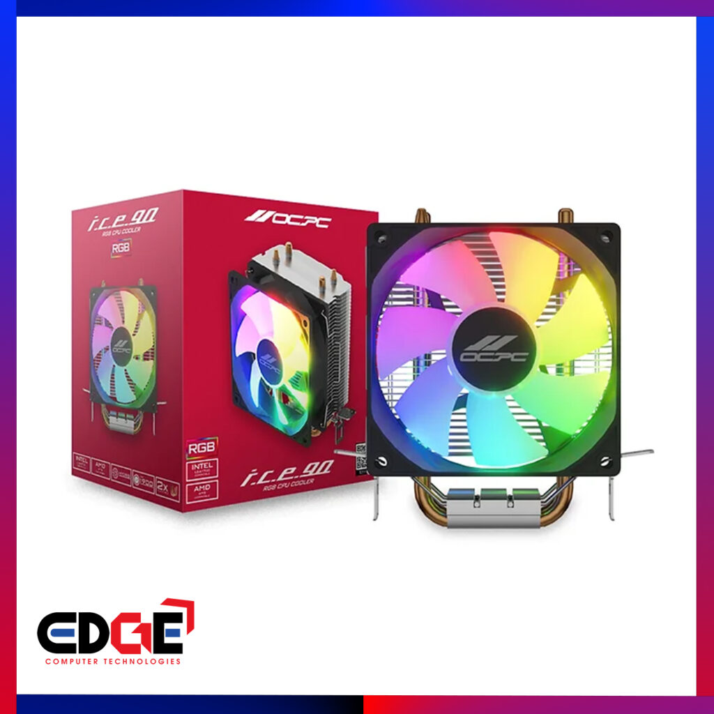 OCPC ICE-90 RGB CPU Cooler – EDGE Computer Technologies