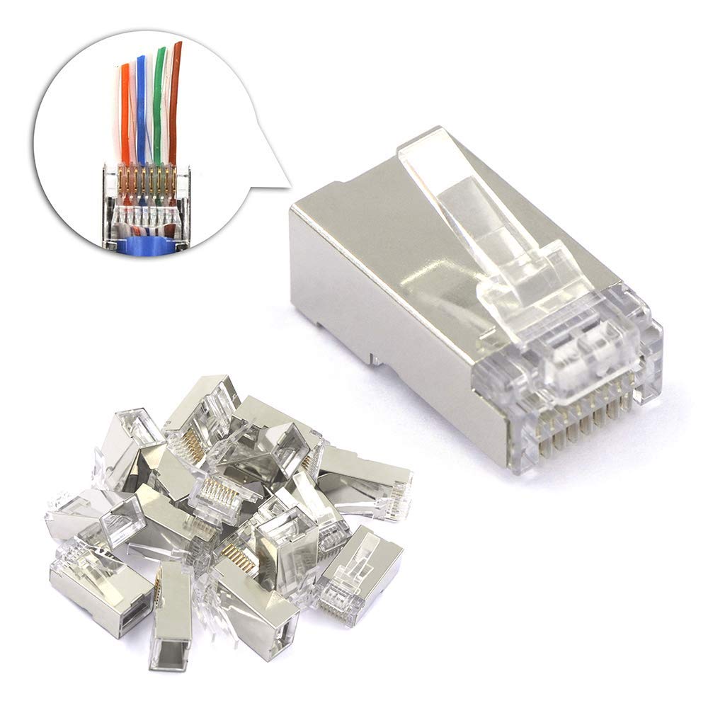 AMP Shielded RJ45 Pass Thru – EDGE Computer Technologies