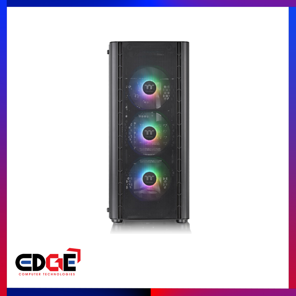 THERMALTAKE V250 ARGB Air TG ATX/mATX/mITX Chassis, Black Edition ...