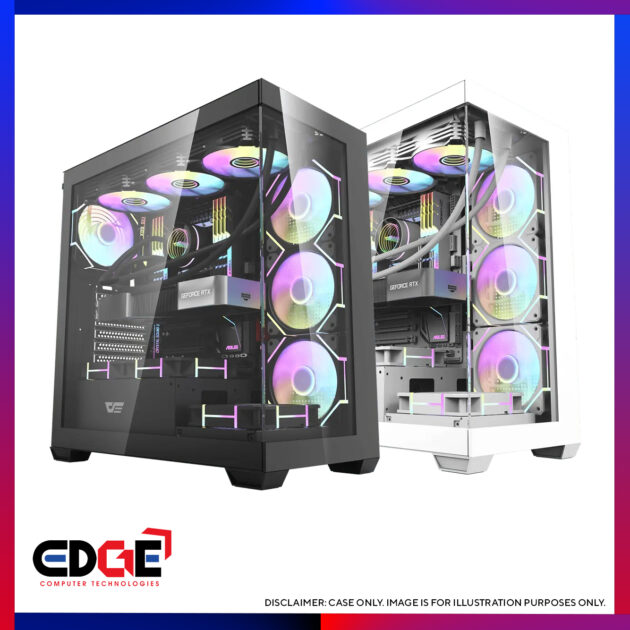 DARKFLASH DS900 ATX/mATX/ITX PC Chassis, Type C – EDGE Computer Technologies