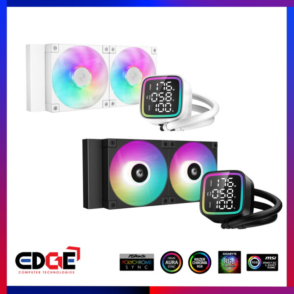 DEEPCOOL LD240 ARGB AIO Liquid CPU Cooler, 2-Fans, 600-2400rpm, 3 pin ...