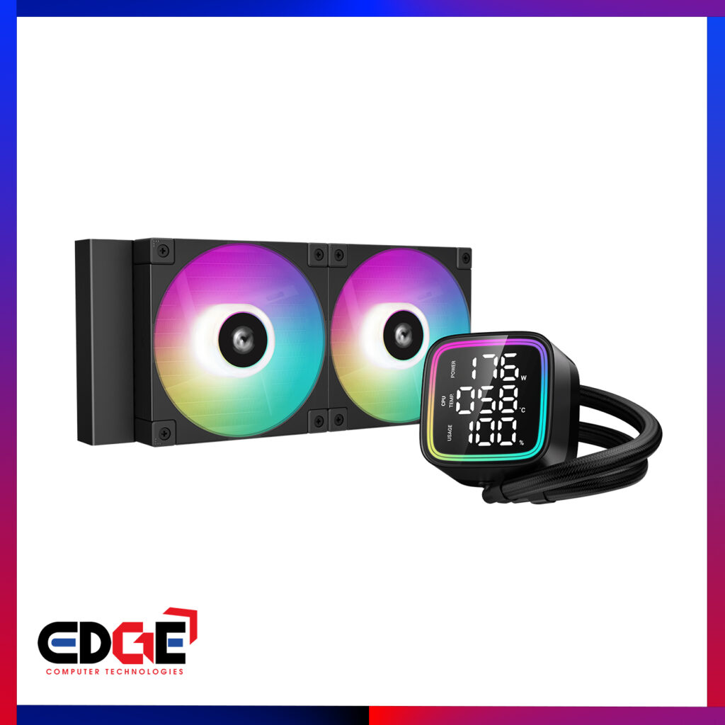 DEEPCOOL LD240 ARGB AIO Liquid CPU Cooler, 2-Fans, 600-2400rpm, 3 pin ...