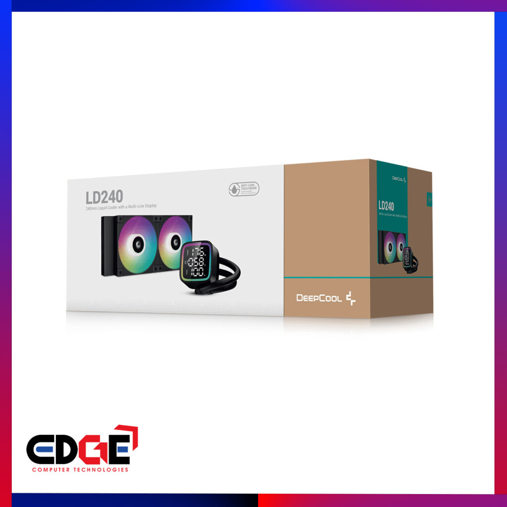 DEEPCOOL LD240 ARGB AIO Liquid CPU Cooler, 2-Fans, 600-2400rpm, 3 pin ...