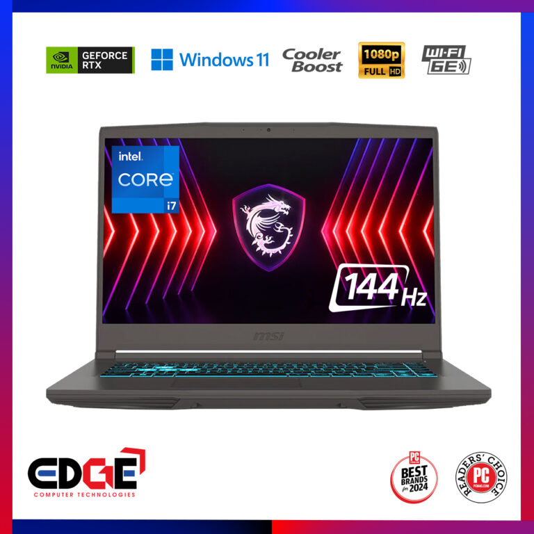 MSI Thin A15 Gaming Laptop, B7UCX-274PH, AMD Ryzen 5 7535HS, RTX 2050 ...