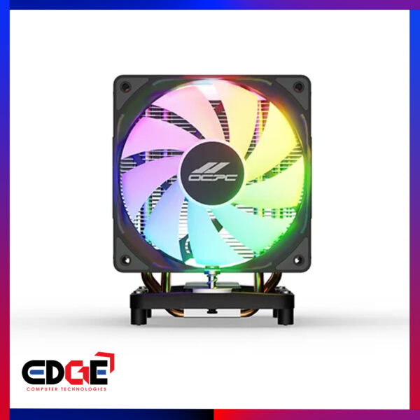 OCPC ICE-120 ARGB CPU Cooler, 800-1800rpm, 4 pin+3 pin ARGB, Black ...