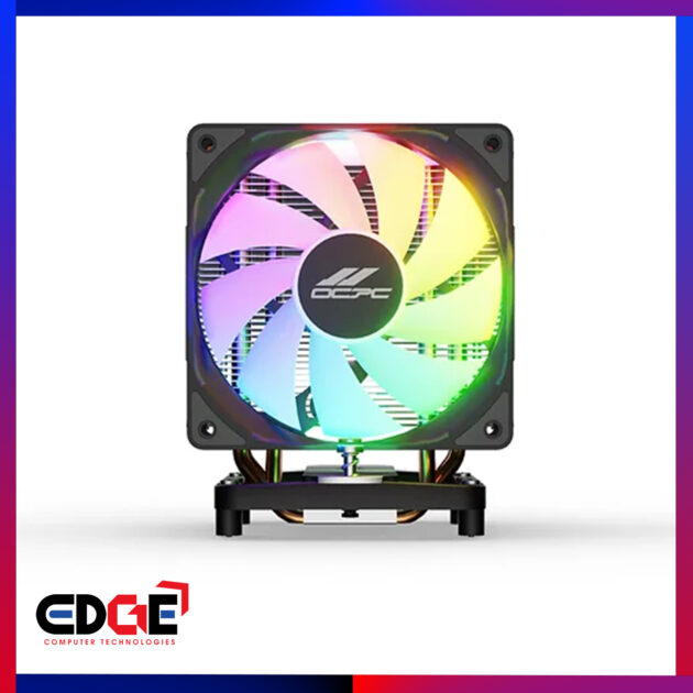 OCPC ICE-120 ARGB CPU Cooler, 800-1800rpm, 4 pin+3 pin ARGB, Black ...