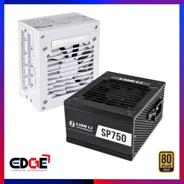 750W, LIAN LI SP750 White PSU, 80+ Gold, Fully Modular – EDGE Computer ...