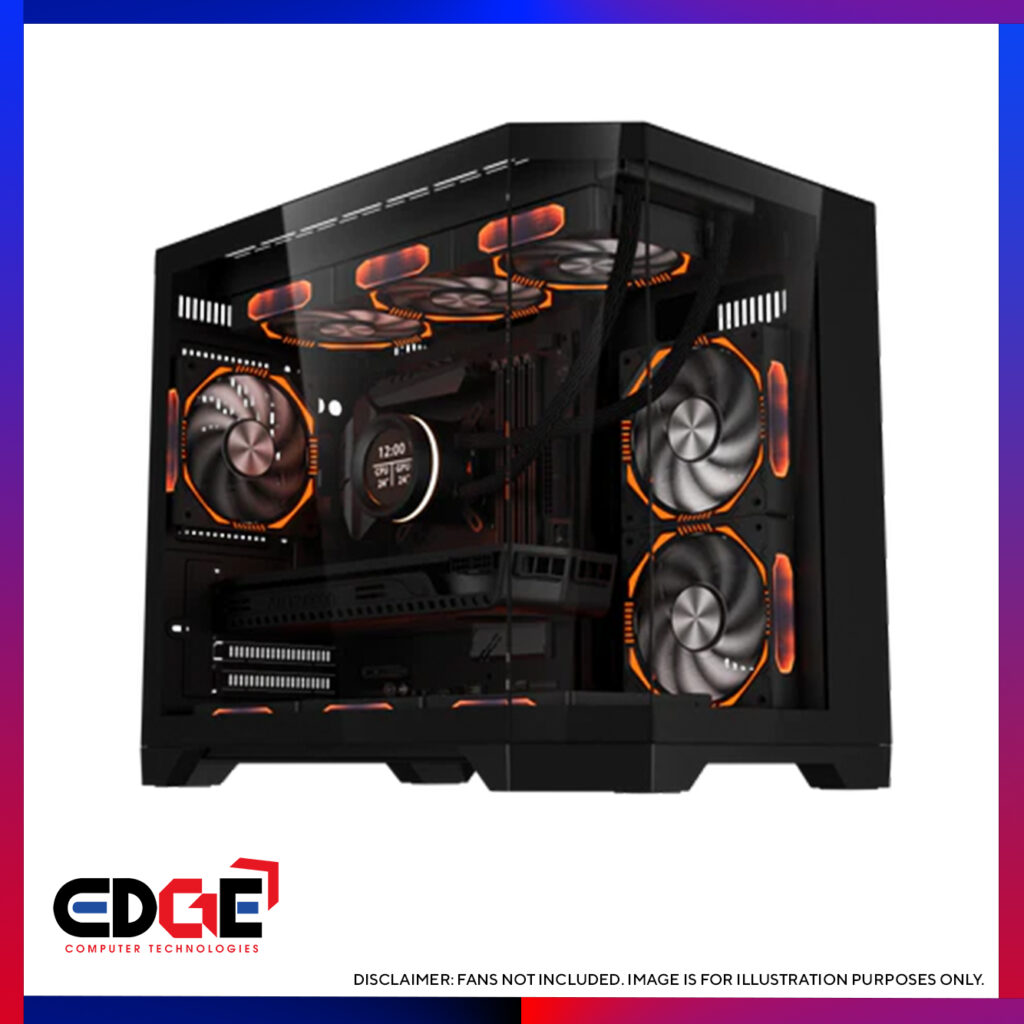 COOLMAN Spectra Dual Chamber mATX/ITX PC Chassis – EDGE Computer ...