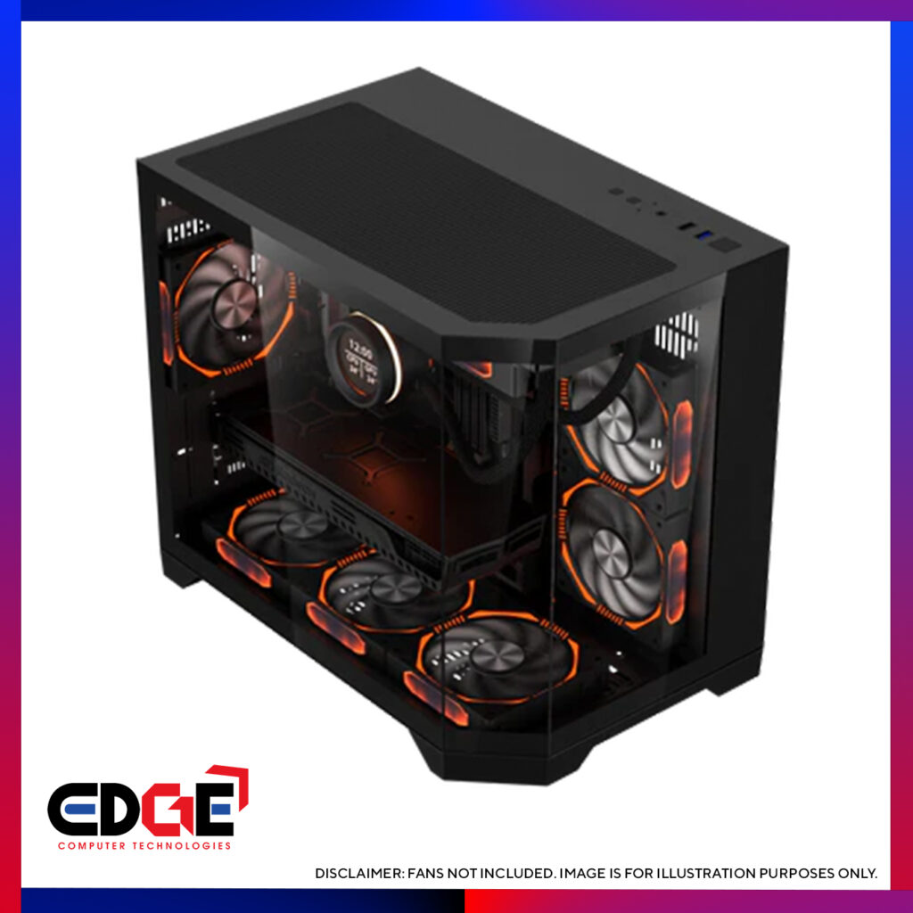 COOLMAN Spectra Dual Chamber mATX/ITX PC Chassis – EDGE Computer ...