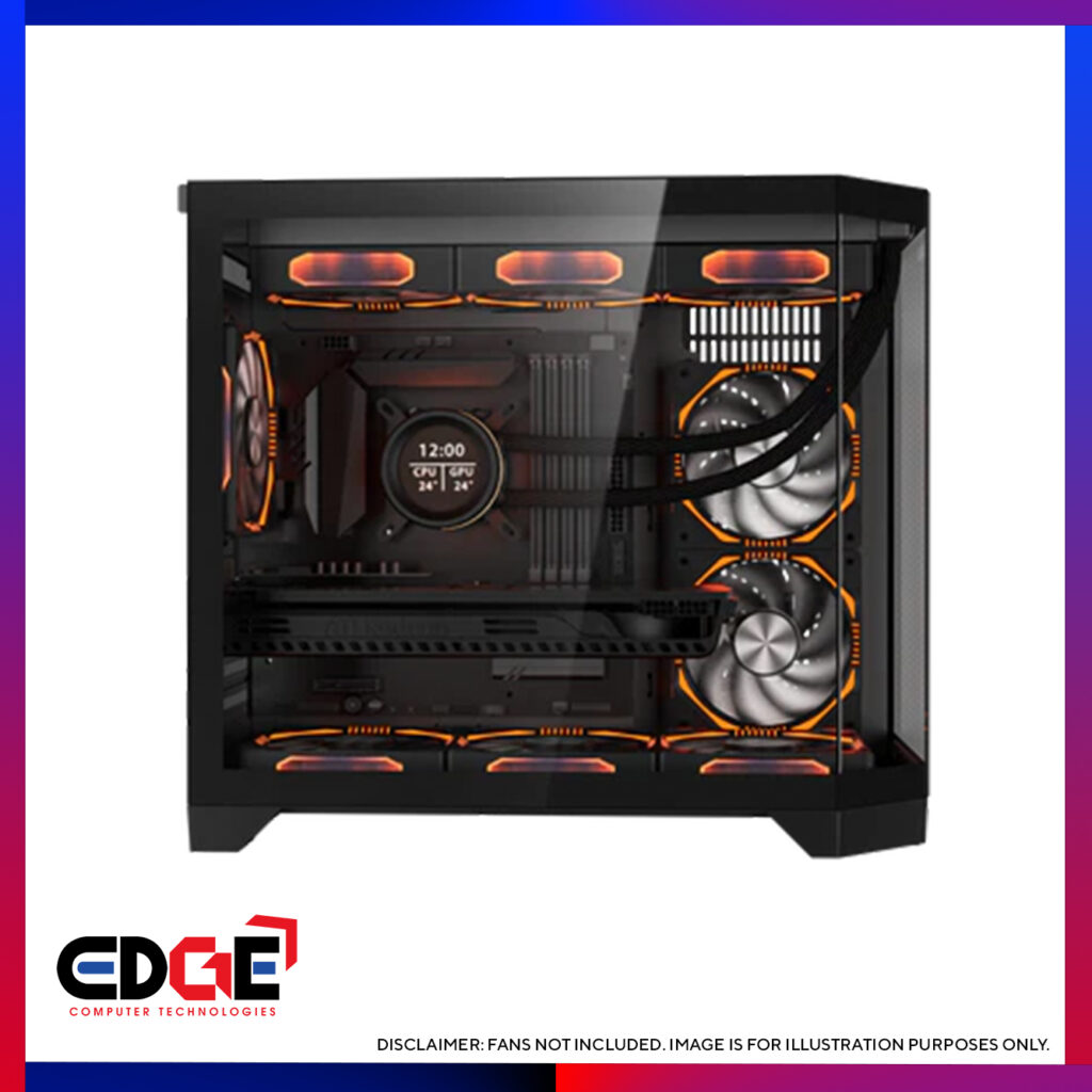 COOLMAN Spectra Dual Chamber mATX/ITX PC Chassis – EDGE Computer ...