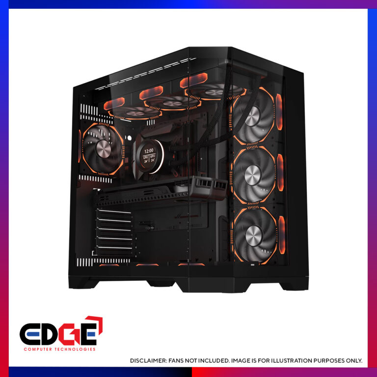 COOLMAN Spectra Luxe Dual Chamber ATX/mATX PC Chassis – EDGE Computer ...