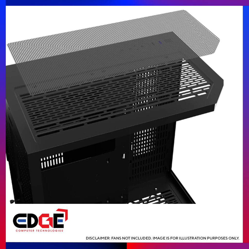 COOLMAN Spectra Luxe Dual Chamber ATX/mATX PC Chassis – EDGE Computer Technologies