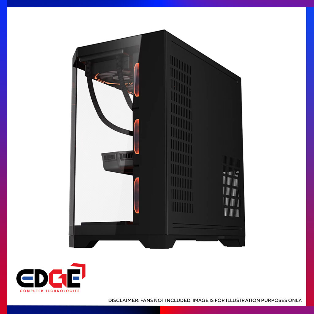 COOLMAN Spectra Luxe Dual Chamber ATX/mATX PC Chassis – EDGE Computer ...
