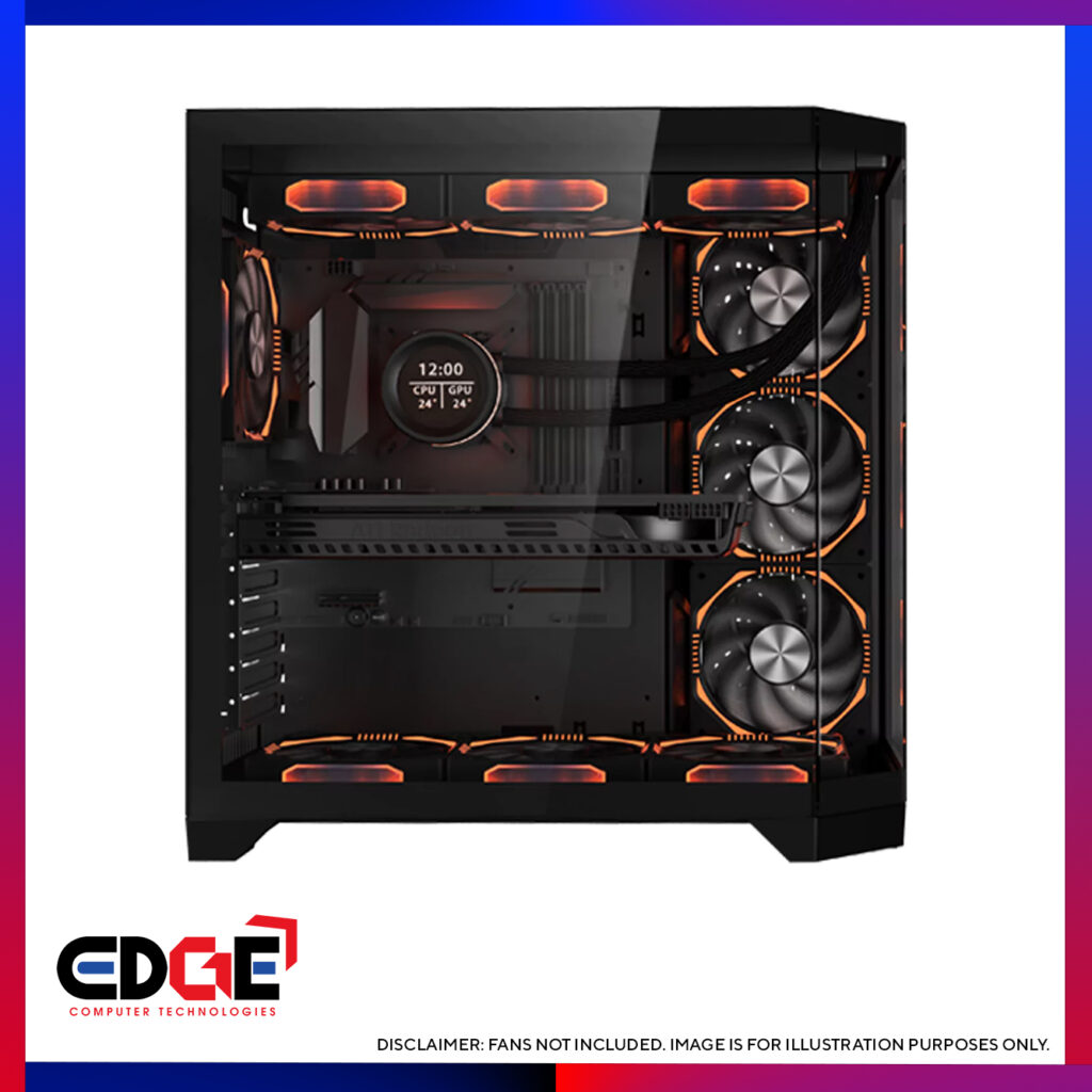 COOLMAN Spectra Luxe Dual Chamber ATX/mATX PC Chassis – EDGE Computer ...