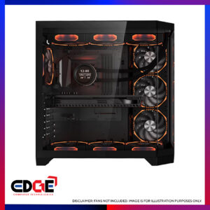 COOLMAN Spectra Luxe Dual Chamber ATX/mATX PC Chassis – EDGE Computer ...