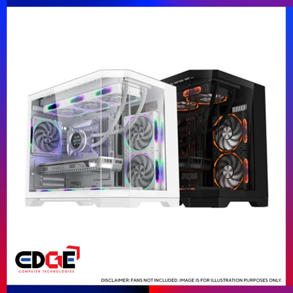 COOLMAN Spectra Dual Chamber mATX/ITX PC Chassis – EDGE Computer ...