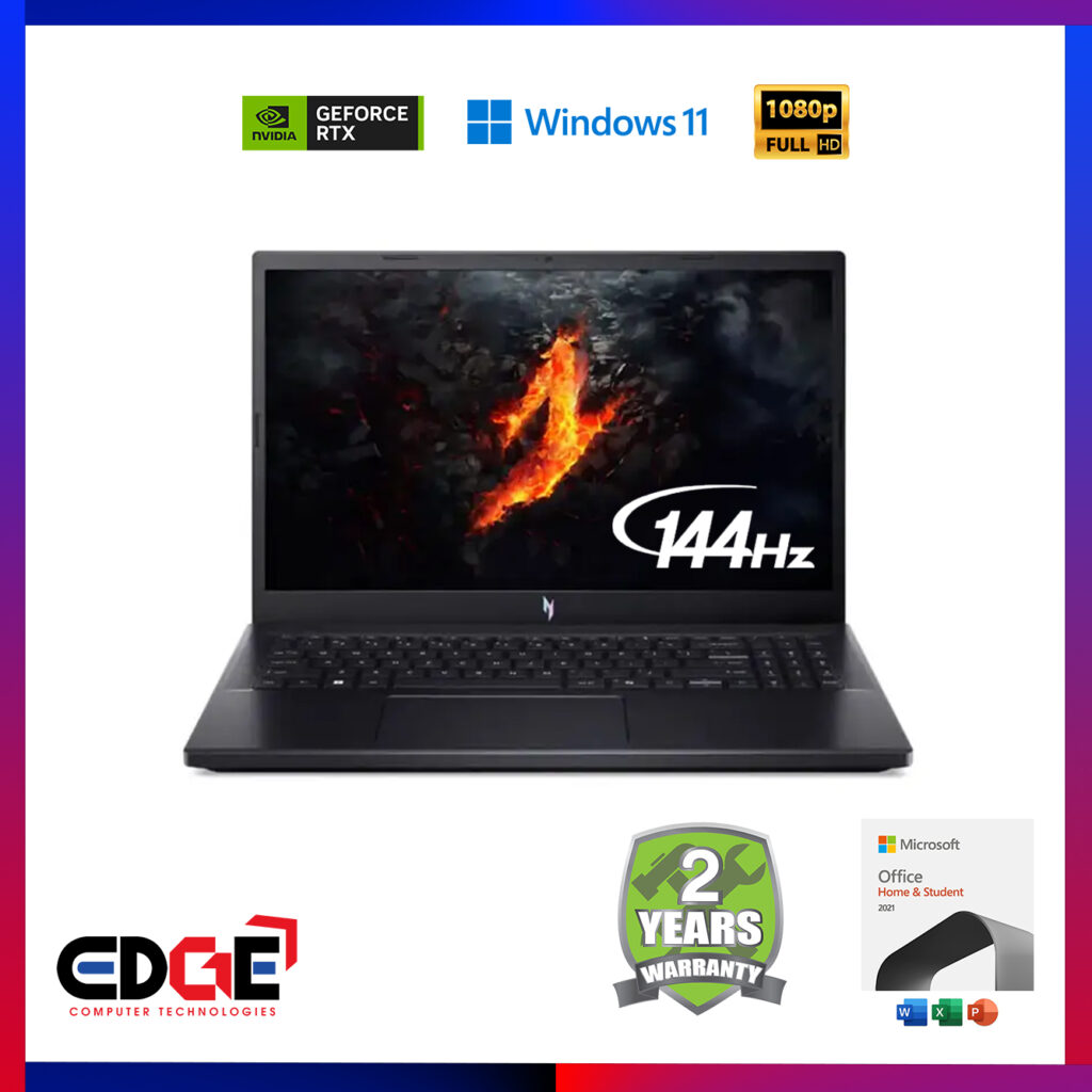 Acer Nitro V 15 Gaming Laptop, ANV15-41-R2M0, AMD Ryzen 5 7535HS, RTX ...