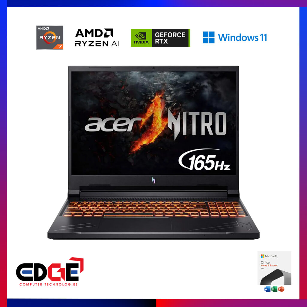 ACER Nitro V 16 Gaming Laptop | ANV16-41-R3RP | AMD Ryzen 7 8845HS ...