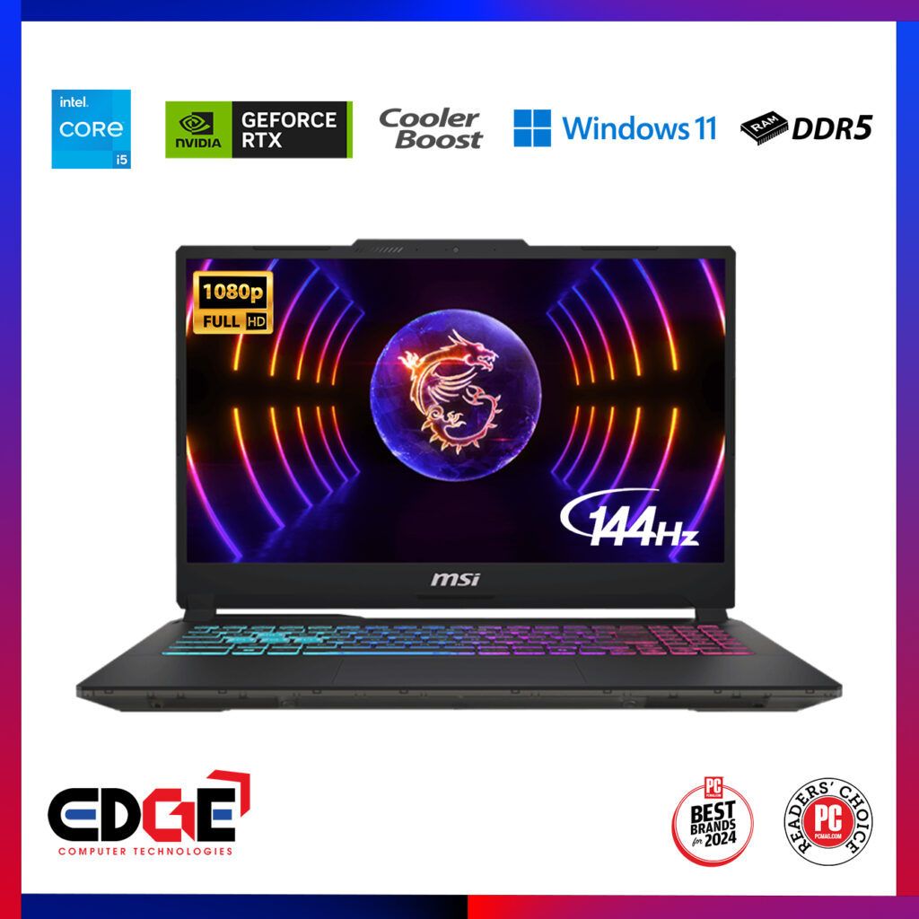 MSI Cyborg 15 A13UCK Laptop, A13UCK-833PH, Intel Core i5-13420H, RTX ...