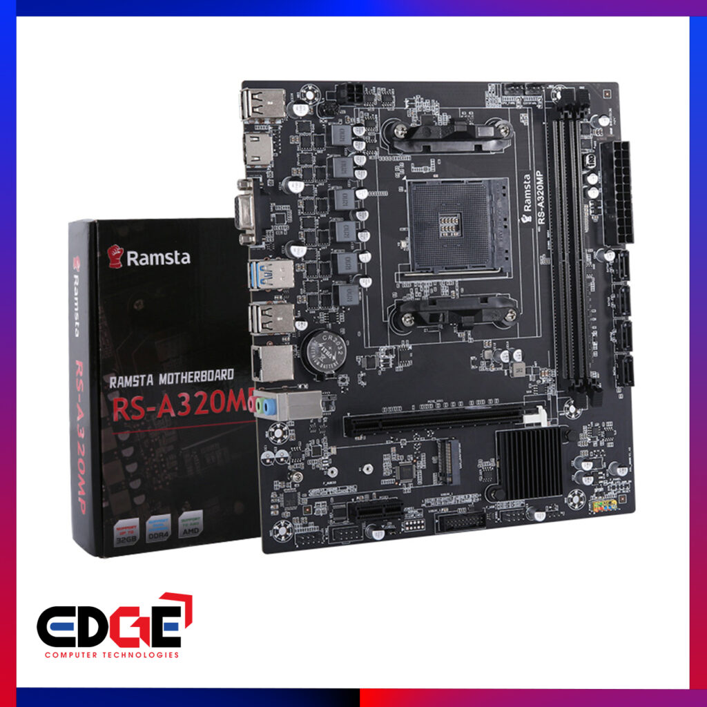 RAMSTA RS-A320MP AMD Motherboard | AM4 DDR4 – EDGE Computer Technologies
