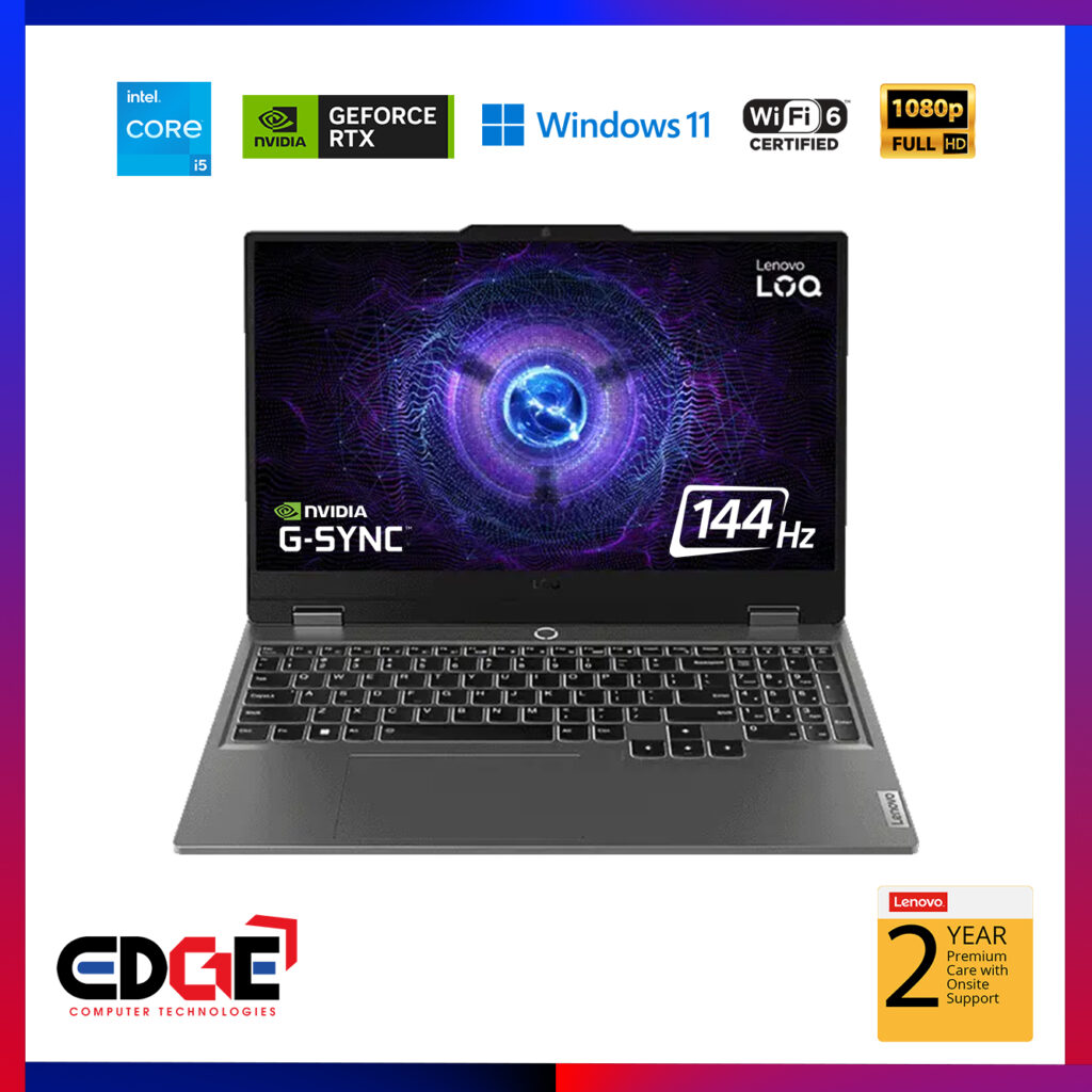 Lenovo LOQ 15IRX9 | Intel Core i5-13450HX | RTX 3050 6G | 15.6″ FHD ...