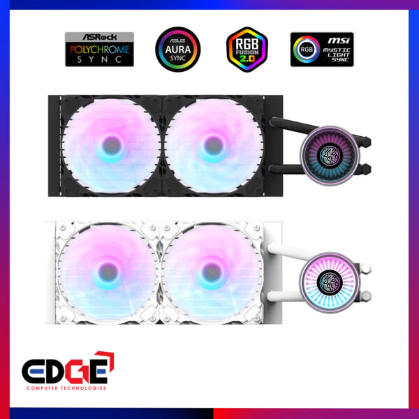 DARKFLASH Nebula DN-240 AIO Liquid CPU Cooler – EDGE Computer Technologies