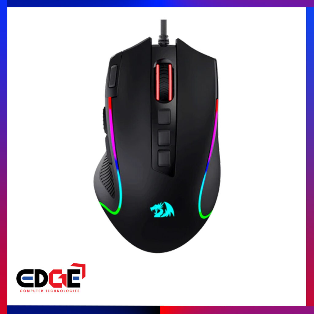 REDRAGON Predator M612 RGB Gaming Mouse, Black – EDGE Computer Technologies